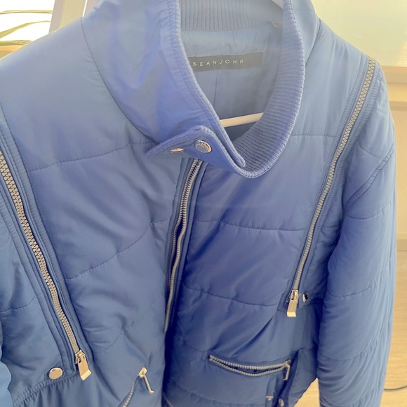 Sean John | Jackets & Coats | Royal Blue Sean Jean Puff Jacket | Poshmark